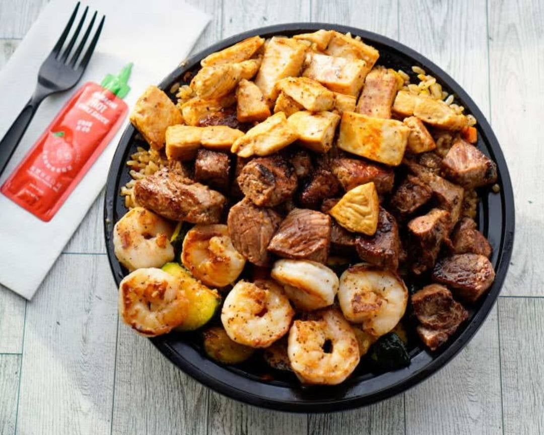 Steak | Chicken | Shrimp Hibachi Noodle Bowl | CityBachi